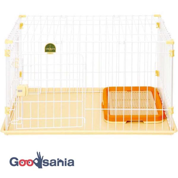 ・正面と側面の2面にドアを備えているから、縦置き・横置きどちらにも対応！お部屋のレイアウトやスペースに合わせて設置が可能です。・ワンちゃんがいたずらでドアを開けてしまわないように、正面と側面どちらのドアにも2つのロックを設置。・屋根は取り外...