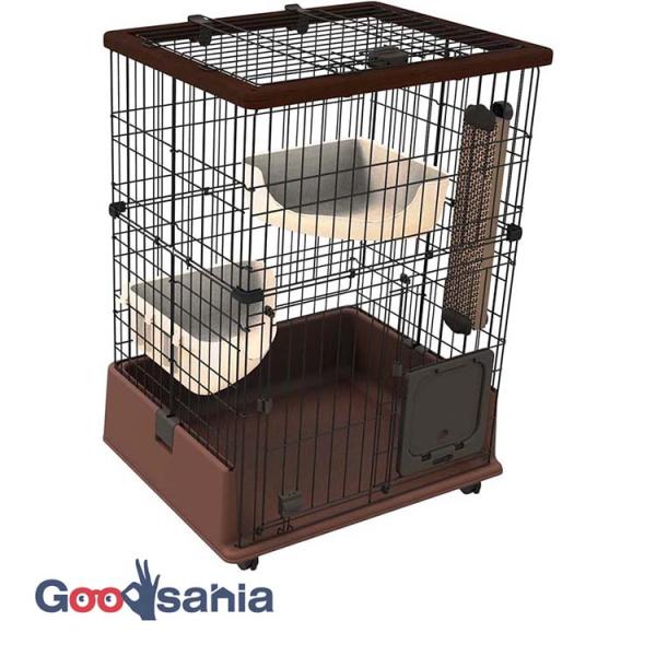 猫 ケージ 猫用ゲージ キャットケージ 猫用サークル ねこケージ ルームサークル キャットサークル 猫用 しつけ 全猫種 キャットルーム 室内飼い 多機能 ステップ ねこドア キャスター付き 隠れ家 つめとぎホルダー お掃除簡単 お世話 子...