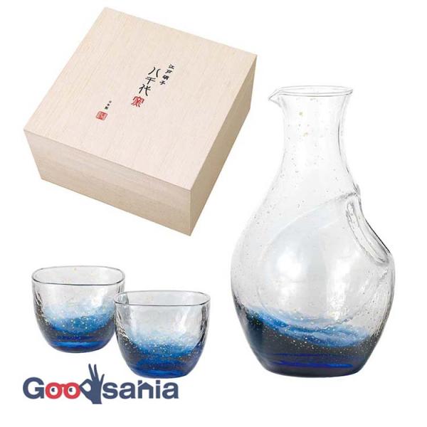 東洋佐々木ガラス 冷酒カラフェ・冷酒杯 江戸硝子 八千代窯 冷酒セット (カラフェ)約350ml、(杯)約65ml 日本製 G641-M81・下総の国は八千代の窯から生み出される「八千代窯」のガラス器です。・この製品は、国の伝統的工芸品とし...