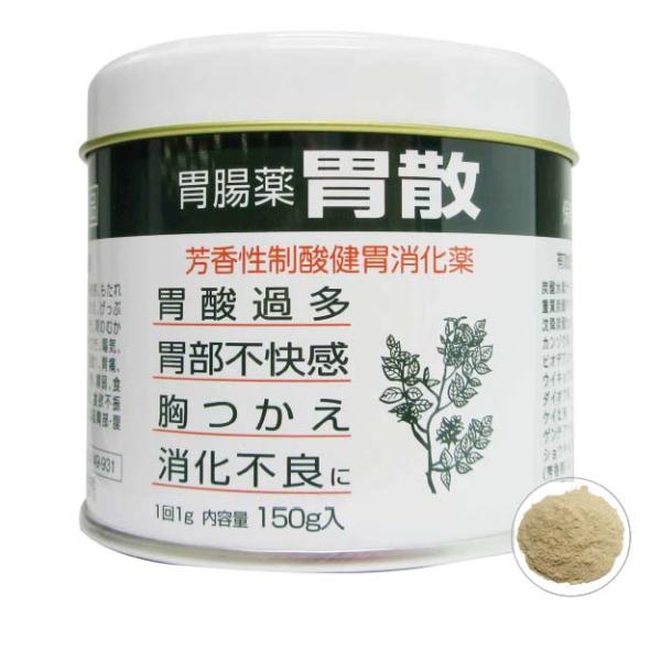 健胃生薬を配合した胃腸薬胃酸を中和し、胸やけ等の不快な症状を改善