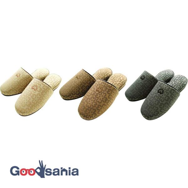 シックな高級感のあるおもてなしスリッパ底が汚れてもサッと拭き取れてお手入れ簡単！底が拭ける milashon ミラショーン ジャガード スリッパ すりっぱ ルームシューズ M 小さめ レディース 婦人 女性 女性用 室内 室内用 部屋 部屋...