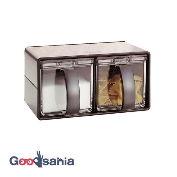 毎日使う調味料をスタイリッシュに保管！一人暮らしや引っ越しでキッチン用品を一新したい方に調味料 角形 蓋付き フタ付き ふた付き ハンドル付き 持ち手 取っ手 ステンレス製 ステンレス 縦置き 横置き 縦型 横型 縦 横 使いやすい 卓上 ...