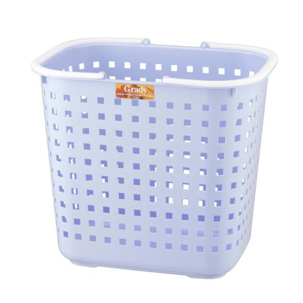 アスベル 部屋干し 室内干し 屋内干し 梅雨 洗濯 RグレディバスケットL(7417) ブルー多用途に使えて、持ち運びしやすい持ち手付で脱衣、洗濯にも。便利に使えるバスケット。洗濯 洗濯用品 物干 洗濯バスケット