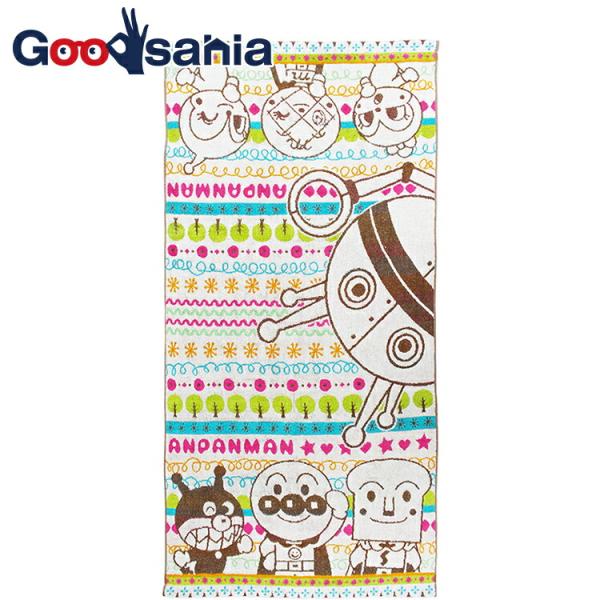 ちびっ子たちのヒーロー!可愛いアンパンマンのバスタオル 保育園・幼稚園の入園グッズにおすすめ!綿100%でお子様のお肌に優しくて安心お風呂 子供 子ども 女の子 男の子 ギフト 誕生日 出産祝い タオルケット タオルハンカチ