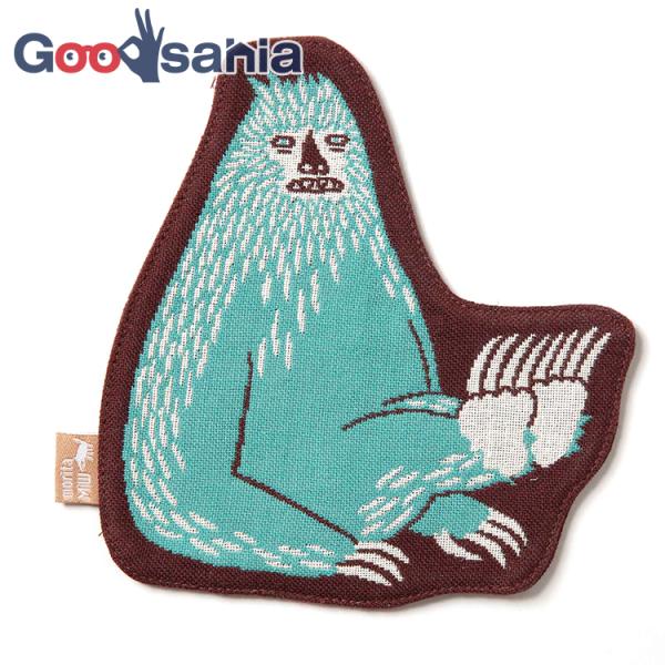 不思議な世界観が人気の「morita MiW」シリーズプレゼントにも！実用性とお洒落さを兼ね備えたコースターコースター  テーブル デスク 食卓 洗える 丸洗い 布 綿 コットン100% コットン ガーゼ 厚め 厚い 厚手 丈夫 柄 動物 ...