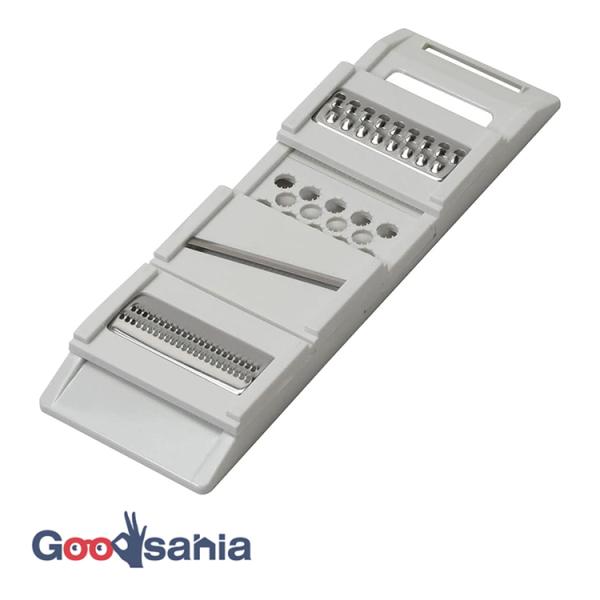 パール金属 Simple use カセット式 五徳野菜調理器 日本製 ホワイト CC1591・おろし、スライス、千切り、つま切り、皮むきの5パターンの下ごしらえができる調理器です。・4種類のカセット(おろし、スライス・千切り、つま切り)を付...