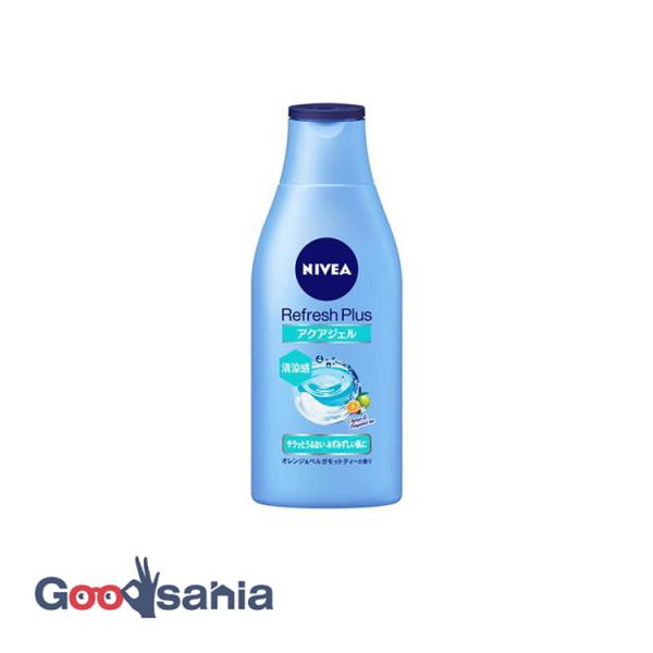 ニベア NIVEA リフレッシュプラス アクアモイスチャーボディジェル 200ml ローション ケアベタつきがちなのに、エアコンや紫外線による乾燥も気になる肌に心地よいほのかな清涼感を与えながら、みずみずしくうるおった肌に整える清涼感&am...