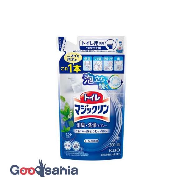 これ1本で便器内の「洗浄」はもちろん、「トイレ直後の消臭」や「便座や床の拭き掃除」にも使えるとても便利なトイレクリーナーです。泡立ち持続設計で泡立ち続く。香りはすっきりとしたミントの香り。除菌※1に加えウイルス除去※2も。※1すべての菌を除...