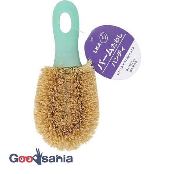 東和産業 たわし LKA パームたわし ハンディ 約3×6×12.5cm 10489・洗いにくいお弁当や保存容器のスミまできれいに洗うことが出来ます。・持ち手が付いているので手に優しいのがうれしいです。・熱いお湯で洗うときにも持ち手のおかげ...