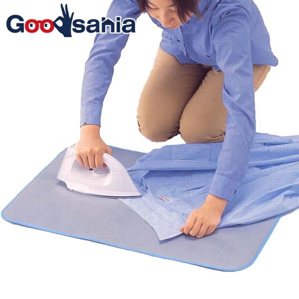 "アイロン台を出すのが面倒!そんなあなたに・・・ アイロンマットをさっと広げて、即アイロン!大きく使ってコンパクトに収納可能アイロンマット アルミ アイロン台 コンパクト アイロン 収納 マット シート 大判 マットタイプ 収納スペース 一...