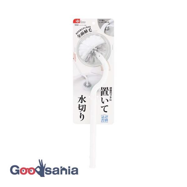 ・便器のフチに置いて衛生的に水切りができるトイレブラシです。・全面植毛ブラシで、向きを気にせずくるっと丸洗いできます。・カーブネックの形をしており、フチ裏にフィットししっかり洗えます。・ハードとソフト、2種類の植毛で汚れにしっかりアプローチ...