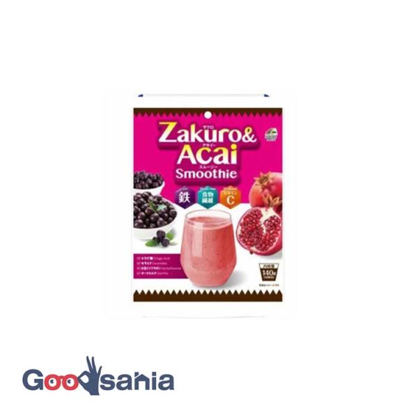 エラグ酸を含む「ザクロ」、スーパーフルーツとも呼ばれ、美容と健康をサポートする「アサイー」に、5種のフルーツ&amp;野菜(オレンジ、バナナ、りんご、にんじん、ビートルート)を配合したスムージーです。さらに、キレイの為にチャージしたい「セラ...