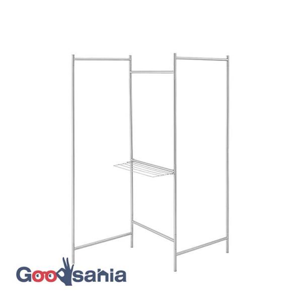 洗濯物干しにも、洋服ハンガーにもなるオールステンレス物干し少しのスペースで干せるから部屋干しに最適！コンパクトに折り畳んで収納OK室内物干し 洗濯物干し ステンレス製 オールステンレス タオルハンガー タオル掛け タオル干し 物干 物干し ...