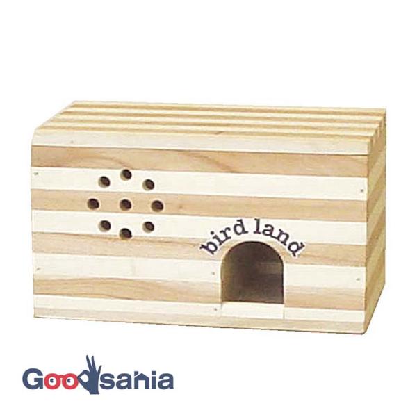 ・自然木100％を使用した、ぬくもりあふれる文鳥用のかわいい巣箱です。・木のやさしい風合いがケージ内をナチュラルな雰囲気に演出し、文鳥が落ち着いて過ごせる空間をつくります。・ケージにしっかり固定できる取り付けネジ付きで、設置も簡単。・屋根部...