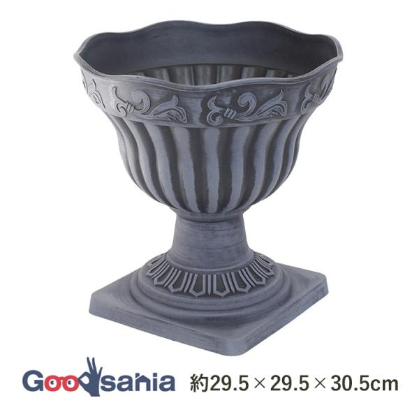 村田屋産業 プランター 鉢 ヴェルポット L ブラック 約29.5×29.5×30.5cm 3774うえきばち ポット フラワー 軽量 おしゃれ かわいい 庭 玄関 彩り いろどり グリーン flower green オブジェ 屋外 飾る ...