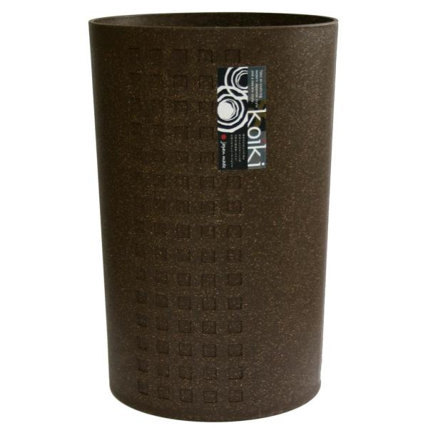 八幡化成 ゴミ箱 おしゃれ way-be Koiki modern丸型大 9L BR(ブラウン)現代の生活に溶け込む日本らしいデザインと色のゴミ箱です。天然木(間伐材)配合の自然に優しいダストボックス。和風・洋風どちらでもマッチするデザイン...