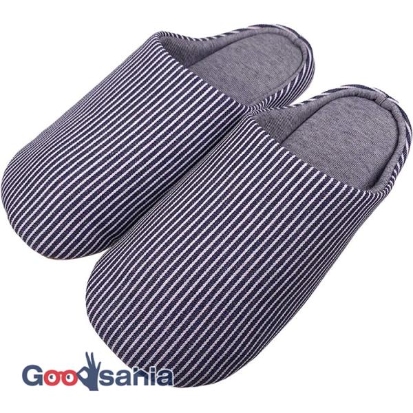 スリッパ 竹炭 成形 チャールス Lサイズ ネイビー BSAA0115NVまいにち使いに最適！自然の力で抗菌・消臭性のあるスリッパ中敷きと甲裏に抗菌・消臭性のある竹炭を練りこんだ生地を使用ストライプ柄 ストライプ 柄 抗菌 消臭 スリッパ ...