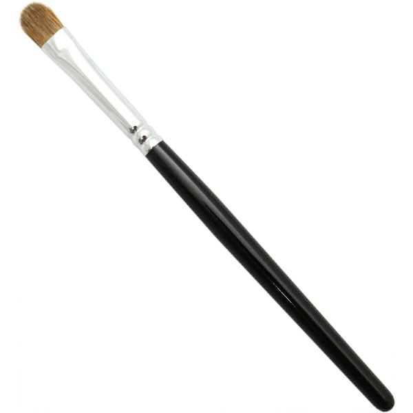 日本製の高級化粧筆 熊野筆のアイシャドウブラシです。柔らかな肌触りでムラなく・きめ細かいメイクができます。 メール便
