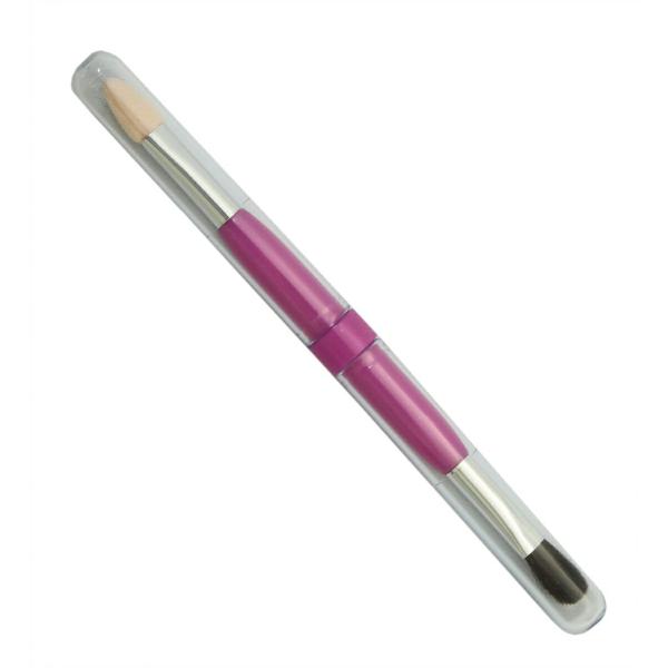 志々田清心堂 アイカラーブラシ＆チップ MP-322 日本製メイクの上達はコスメツール選びから高品質な化粧筆「熊野筆」の産地として有名な広島県熊野町出身者が創業した「志々田清心堂」のコスメツールお得な1本2役♪ブラシとチップのダブル使いがで...