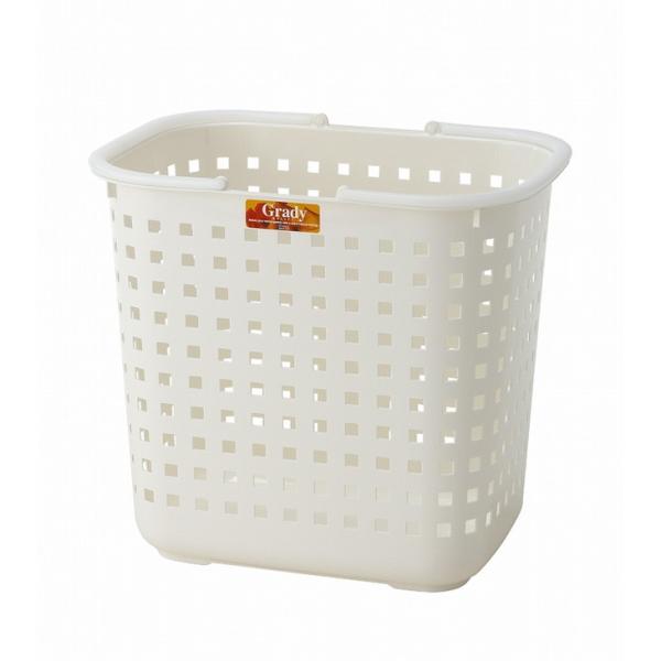 アスベル 部屋干し 室内干し 屋内干し 梅雨 洗濯 RグレディバスケットL(7417) ホワイト多用途に使えて、持ち運びしやすい持ち手付で脱衣、洗濯にも。便利に使えるバスケット。洗濯 洗濯用品 物干 洗濯バスケット