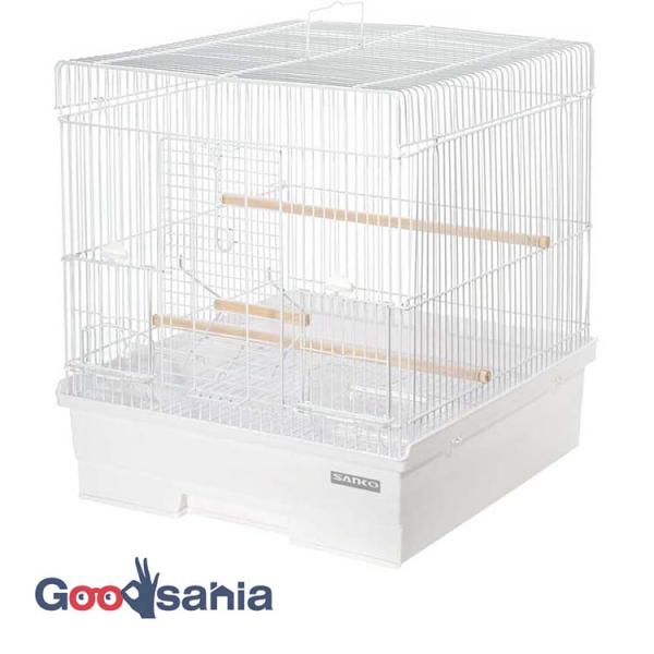 ・愛鳥との幸せな毎日を、バードキャビンで！・手乗り小鳥とのふれあいを大切に設計された、ゆとりある飼育ケージです。・正面には大きな手乗り扉を配置。・中央の大扉(約 横120×縦235mm)に加え、左右にも小扉(約 横85×縦100mm)を備え...