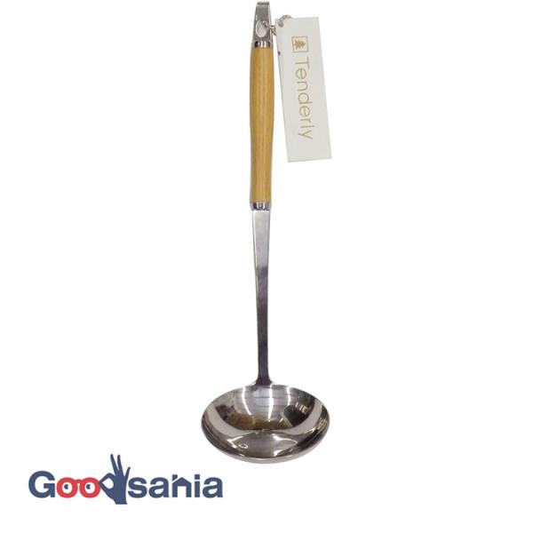 パール金属 おたま Tenderly お玉 大 日本製 G3097・握りやすい天然木ハンドルで使いやすいお玉です。・カレーやシチュー、みそ汁などの調理におすすめです。・皿部分は継ぎ目のないステンレス製なので、洗いやすいです。・ご自宅用にはも...