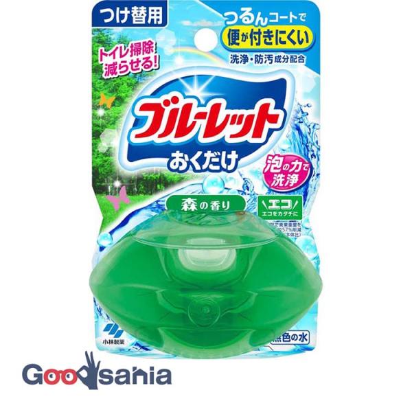 つるんコートで便が付きにくい 。トイレ掃除減らせる！ 。泡の力で洗浄 。洗浄防汚成分配合 。つけ替で廃棄重量を約57％削減(本体比) ＜製品特徴＞ 洗浄防汚成分を配合。流すたびに便器表面をコートし、汚れの付着を抑えます。 標準的に約3〜5週...