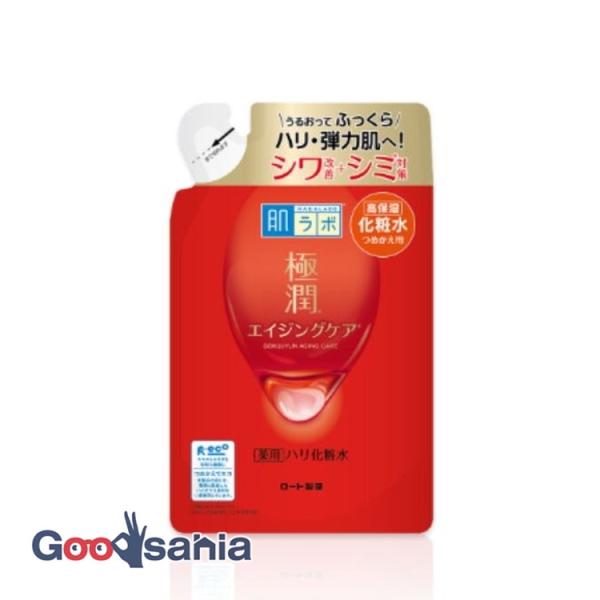 肌ラボ 極潤 薬用 ハリ化粧水 詰替 170mlエイジングケア*1にこだわった極潤シリーズです。有効成分ナイアシンアミドと、3種のヒアルロン酸(うるおい成分)配合。シワ改善・シミ対策*2を同時に行い、年齢を重ねた大人の肌*3に、すみずみまで...