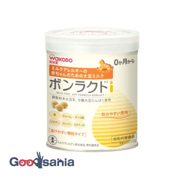 乳成分乳糖を含まず、大豆たんぱくを用いてつくられた、ミルクアレルギーの赤ちゃんのための育児用粉乳です。赤ちゃんの発育に必要なビタミンミネラルのバランスを整え、風味の良い大豆たんぱく質を使用し飲みやすい味にしています。ミルクアレルゲン除去食品...