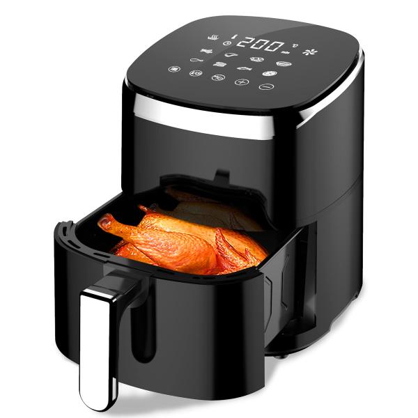 【商品名】　Wallfire ノンフライヤー 4.5L大容量 電気フライヤー ノンオイル 揚げ物 惣菜 1-5人 エアーフライヤー LEDディスプレイ ★★ラッピングについて★★当店ではラッピングは承っておりません。ご了承くださいませ。★★...