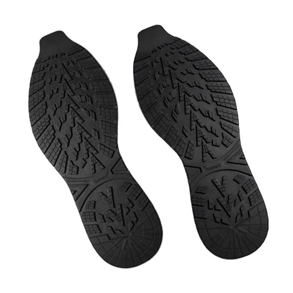 【製品仕様】靴底修理シート、サイズ:(L)32×11.5cm(M)28.9×10.2cm 。材質:ゴム、色:黒、包装内容:靴底修理シート1組。【滑り止めデザイン】グリップ力のあるソールの表面には、水の波紋と木のプリントがデザインされている。...