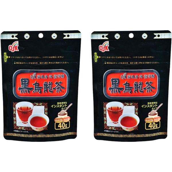 お湯でも水でもさっと溶けるインスタント粉末。深みのある黒烏龍の香ばしさとすっきり後味を、計量いらずで毎日の一杯に。チャック付きの40gで約40杯目安。福建省〓北の黒烏龍茶葉をもとに、烏龍茶エキスにデキストリン・麦芽由来エキス・オリゴ糖を合わ...