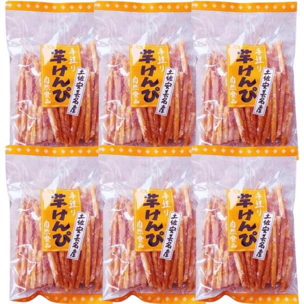 高知県安芸市の老舗 寺尾製菓が手作りで仕上げた芋けんぴです。国内産さつまいもを使い、油と砂糖だけでシンプルに仕立てました。表面にザラメをまぶし、カリッと軽やかな食感に。外は香ばしく、中はほろっと崩れるやさしい歯ごたえが楽しめます。