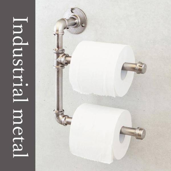 インダストリアルメタルトイレットペーパーホルダーは、ブルックリンテイストのスタイリッシュなデザインが魅力的です。水道管モチーフのユニークなデザインが目を引き、おしゃれなインテリアを目指す方にぴったりのアイテムです。機能性も追求されており引っ...
