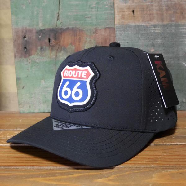 アメリカン雑貨の定番、ルート66の刺繍が入ったキャップです。HYDRO PERFORATED（ハイドロ・パーフォレイテッド）は、撥水性や通気性に優れたパンチング加工（穴あけ加工）技術で、水に強く、蒸れを軽減する高機能素材が使用されています。...
