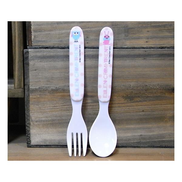 アメリカのイラストレーター兼、デザイナーの「エレン・クリミトレント」のとってもかわいい動物のメラミン製スプーンとフォークのセットです。毎日の食事やピクニックなどにも最適なメラミン製。プレゼント、ギフト用、出産祝いの品にしても喜ばれます。サイ...