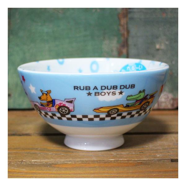 モン・スイユが手がける男の子向けの陶器製食器 RUB A DUB DUB(ラブアダブダブ)の軽量茶碗です。イヌ・ブタ・サル・ウサギ・ゾウなど、RUB A DUB DUBシリーズではさまざまな動物たちがにぎやかに登場します。今までの陶器食器よ...