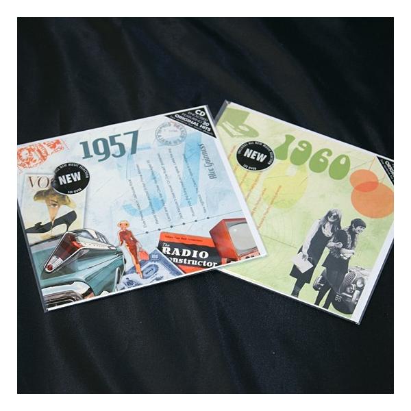 イギリスのヒットチャートを1年ごとに、20曲を厳選したベストCDとグリーティングカードがセットになった「贅沢なメッセージカード」です。1930年以降それぞれの年の、ベストヒットの洋楽を収録した「楽曲付」のメッセージカード。楽曲は、所属レーベ...