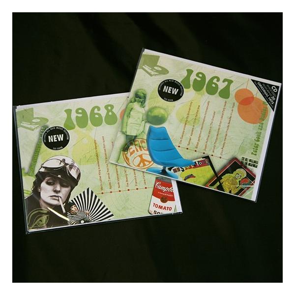 イギリスのヒットチャートを1年ごとに、20曲を厳選したベストCDとグリーティングカードがセットになった「贅沢なメッセージカード」です。1930年以降それぞれの年の、ベストヒットの洋楽を収録した「楽曲付」のメッセージカード。楽曲は、所属レーベ...