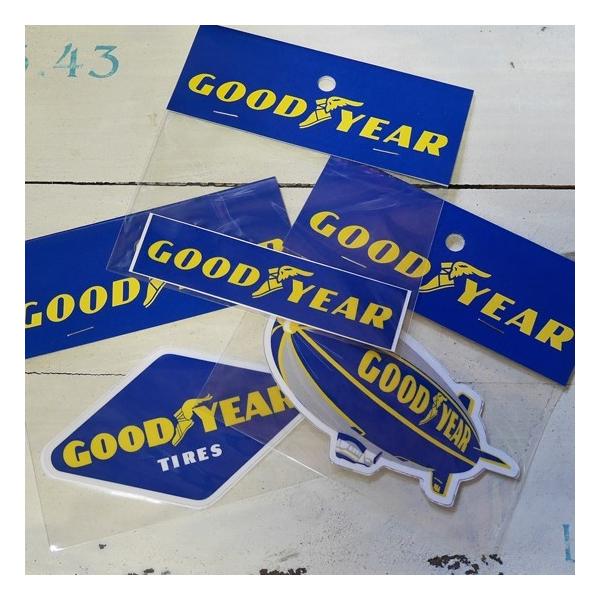 GOOD YEARタイヤやゴムでお馴染みのグッドイヤーのロゴステッカーです。車やバイク、携帯、ヘルメットなどに貼ってオリジナリティUP！誰でも簡単にリメイクが楽しめます。お好きなトコロにペタペタっと貼っちゃってください！サイズ(A/DIAM...