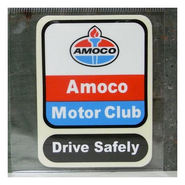 アメリカンな雰囲気たっぷりの、AMOCO(アモコ)のレーシングステッカーです。アメリカをはじめ、世界各中のモーターシーンで愛用される老舗オイルメーカーのステッカー。ダイカットに加工された見た目もカッコいいステッカー。ヘルメットやスーツケース...