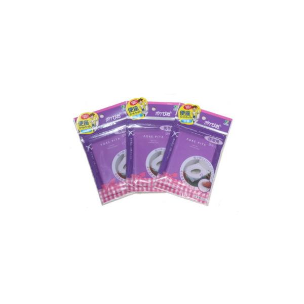 開店２８周年・通常価格より２８％OFF【送料無料】追跡可能メール便（ポスト投函）でお届けします。公衆トイレや旅行・ドライブに。ズレない抗菌携帯用便座シート指で押さえるだけでシートが便座にピッタリとくっいてズレない接着剤入り便座シート。入り数...