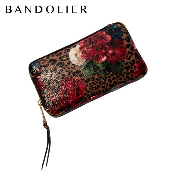 【セレブ愛用者急上昇中のiPhone専用アクセサリーブランド BANDOLIER】独創的なダークチーター柄を採用した、マチ付きの多機能ポーチ。スマホケースに連結するだけで、リップや鍵、パスポートなど身の回りの必需品をスタイリッシュに持ち運べ...