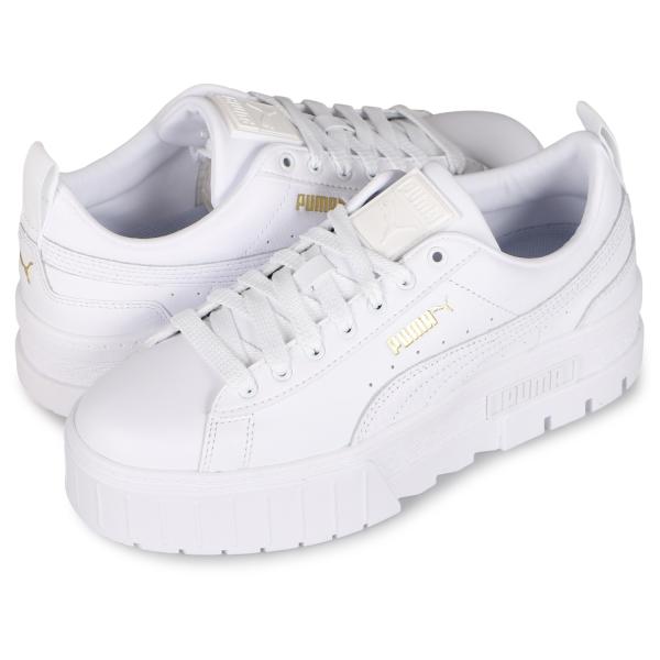 【名作クライドやスエードを生み出し、アスリートを足元から支えるブランド PUMA】PUMAの厚底スニーカーを代表するMAYZEシリーズの、クラシックモデルのスニーカーです。厚底のラバーソールにはEVA素材を使用しているため、見た目以上に軽量...