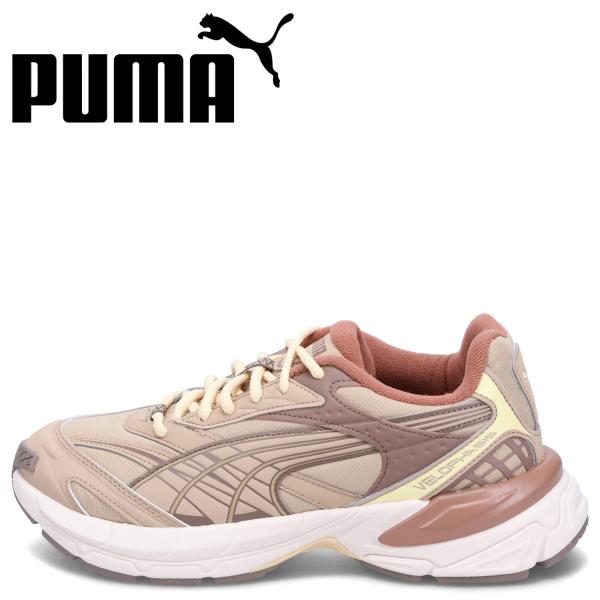 爆買【名作クライドやスエードを生み出し、アスリートを足元から支えるブランド PUMA】2000年代のランニングモデルからヒントを得たヘリテージスニーカー「ベロファシス」。流れるようなラインとメッシュのアッパーにヌバックの質感をミックスさせ、...