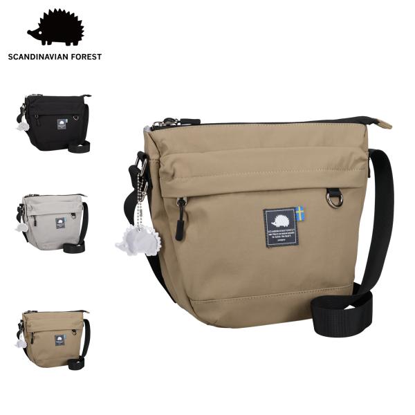 爆買SCANDINAVIAN FOREST スカンジナビアンフォレスト 舟形ショルダーバッグ。マチが広く取られた舟形のデザインで、見た目以上の収納力を発揮するショルダーバッグです。500mlペットボトルや長財布はもちろん、折りたたみ傘なども...