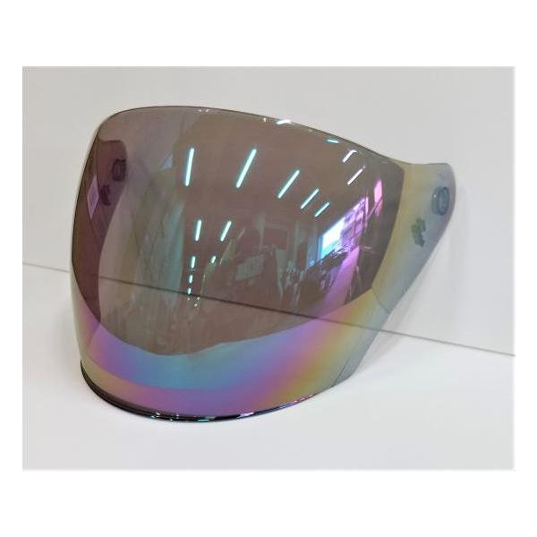 ■BH-39ヘルメット専用シールド■色：レインボーミラー※夜間・悪天候時の走行にはご使用しないでください。