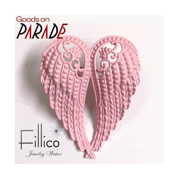 Fillico(フィリコ)の専用アクセサリー、メタルエンジェルウィング ベビーピンク。本物の天使のような立体感のあるエレガントなエンジェルウィングです。エンジェルウィング単体でもテーブルを華やかにさせるナフキンリングやインテリアとしてもお使...