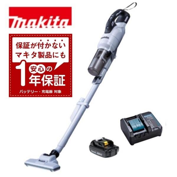 当店だけ！バッテリー・充電器も安心1年保証!マキタのメーカー保証は掃除機本体のみにて付属品のバッテリー・充電器は保証されませんので当店では単品でお買い直しすると高価なバッテリー・充電器を1年間保証させて頂きます。軽量バッテリーと最新のコンパ...