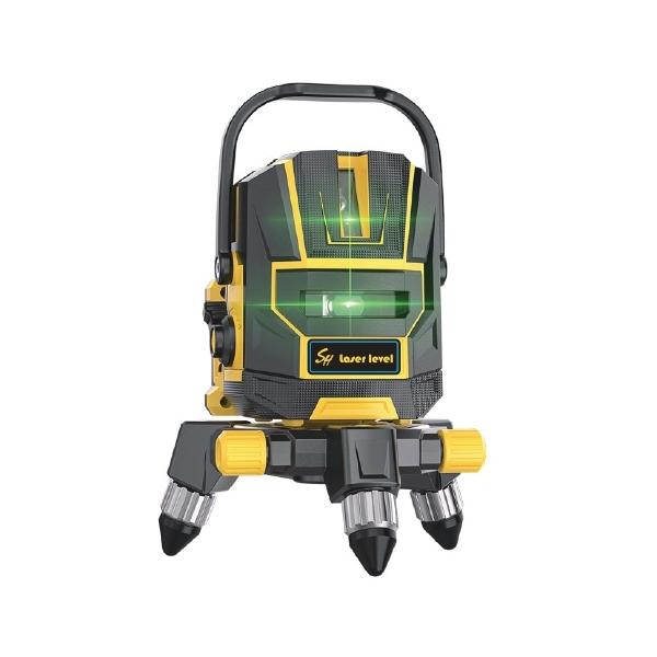 安心の1年間のメーカー保証付き！■商品内容・レーザー墨出し器本体　SHLL-2605G・アルミケース・6000mAh リチウム電池2個・充電器・保護メガネ■商品仕様・ライン数：縦4ライン　横1ライン・光 源：515〜532nm・地墨点：65...